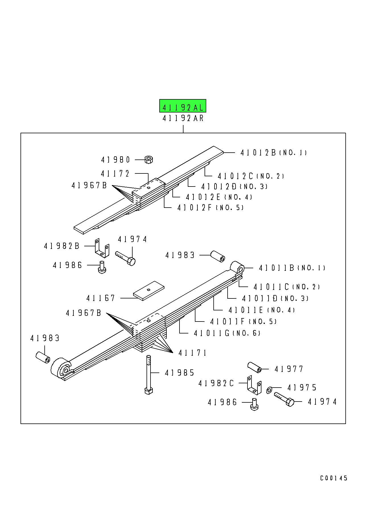 MK473028 Mitsubishi FUSO | Spring Assembly | Source One Parts Center
