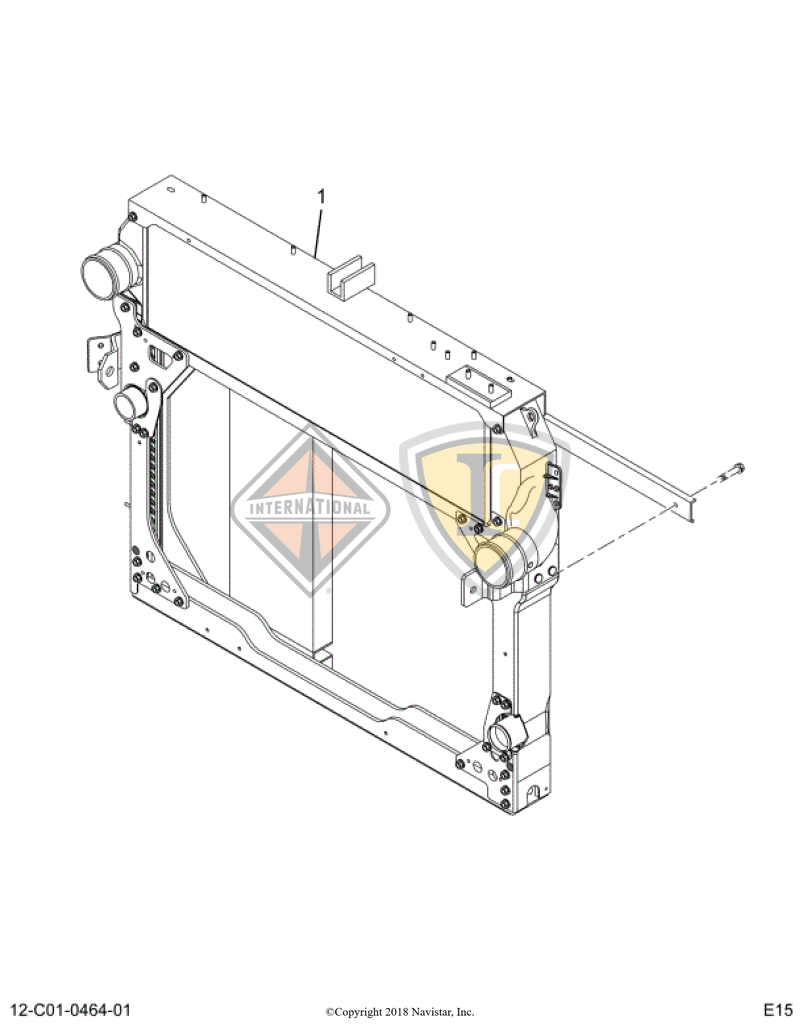 2606177C91 Navistar International | Radiator/Charge Air Cooler CAC ...