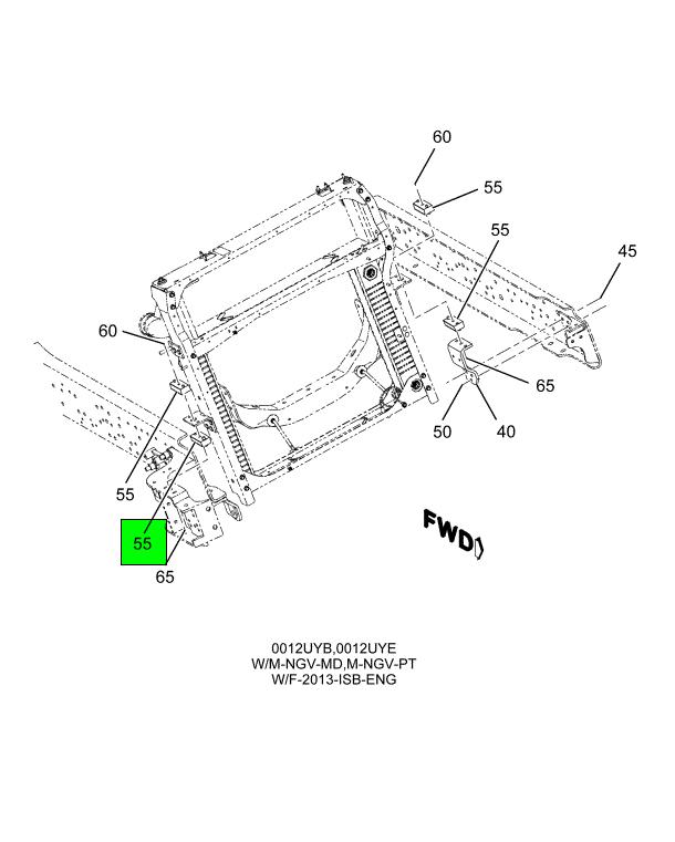 3532990C3 Navistar International | Radiator Mounting Pad Type Insulator ...