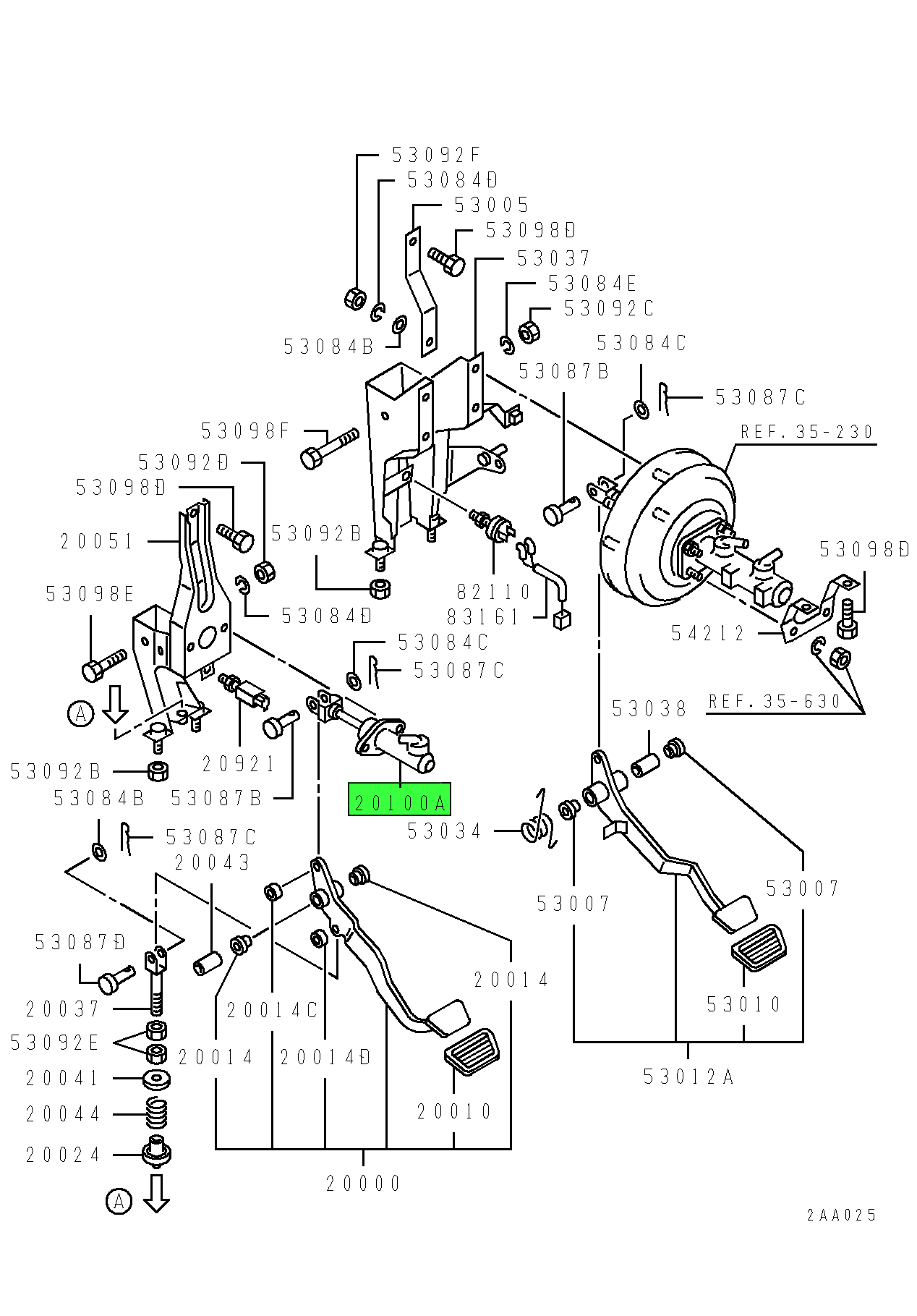 ME607348 | Genuine Mitsubishi FUSO® Clutch Master Cylinder Assembly ...