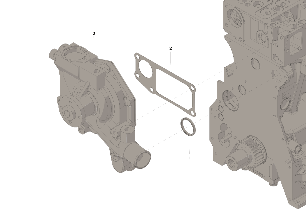 4955733 | Genuine Cummins® Water Pump Kit | Source One Parts Center