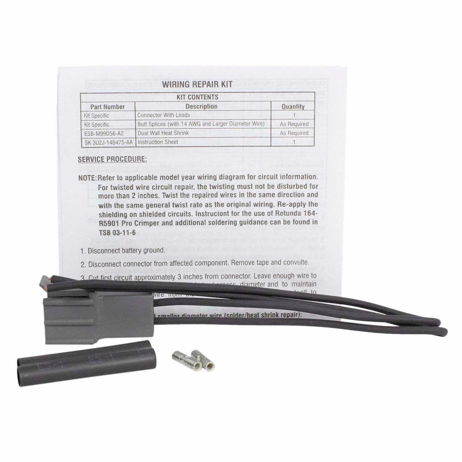 WPT484 Ford | Power Window Motor Connector Wire | Source One Parts Center