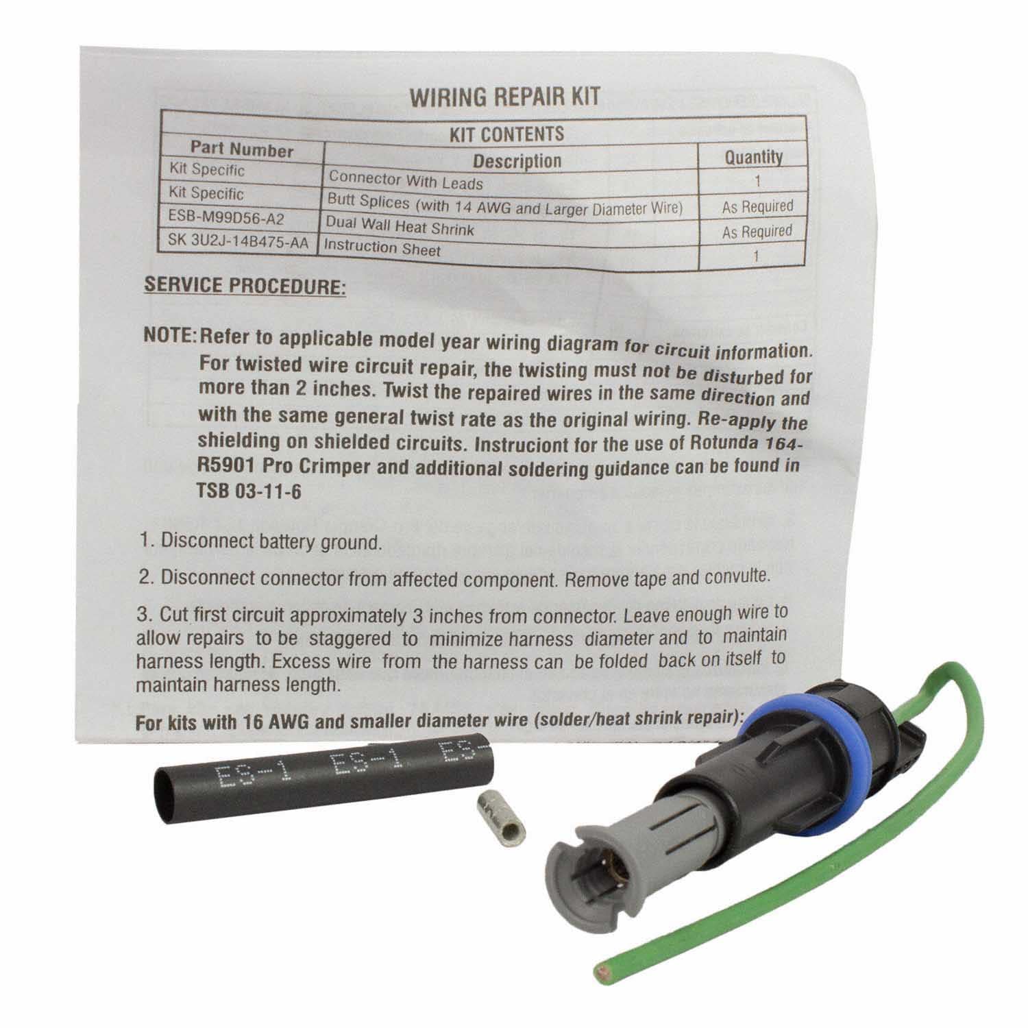 WPT1059 Ford | Diesel Glow Plug Connector Wire | Source One Parts Center