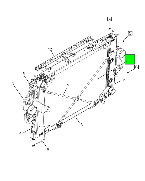 2519443C91 Navistar International | RADIATOR ASSEMBLY CORE AND TANKS ...