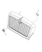 3582312C92 Navistar International | Chrome Surround Grille Fixed ...