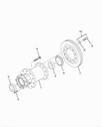 3822390C91 Navistar International | Rear Wheel Hub with Rotor 190 Steel ...