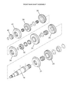 3663460C91 Navistar International | Spicer ESO66-7B Transmission with ...