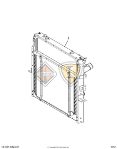 2614057C91 Navistar International | RADIATOR /CHARGE AIR COOLER ...