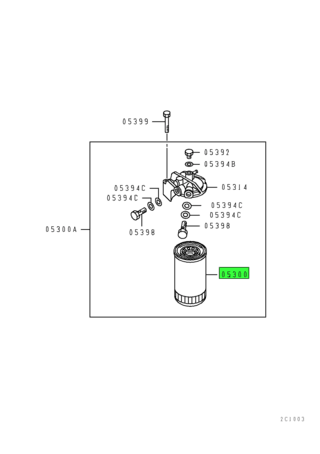 ME131989 Mitsubishi FUSO | Fuel Filter | Source One Parts Center