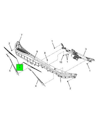 3535051C3 Navistar International | Left Windshield Wiper Blade | Source ...