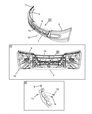 4169772C91 Navistar International | W/RADAR Mic Bumper | Source One ...