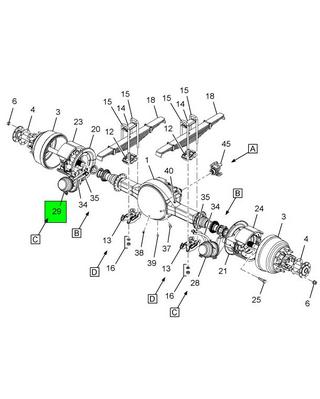 ZAJ3232951 Navistar International | Brake Chamber Piggyback Plus 30 ...