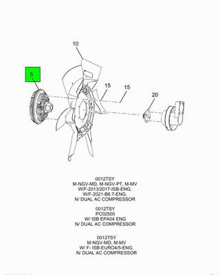4111771C1 Navistar International | SA85 Spin-On Fan Drive 2-Inch ...