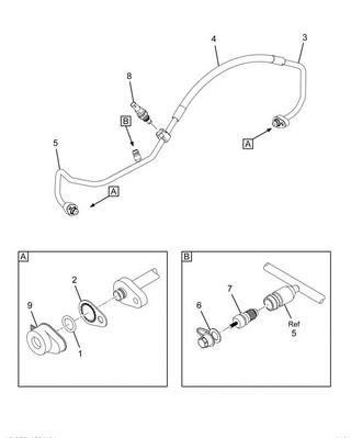 4054705C91 Navistar International | Air Conditioning Hose Compressor to ...