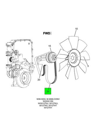 4038724C2 Navistar International | Fan Belt | Source One Parts Center