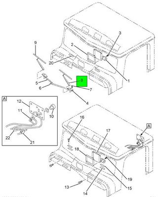 2015296C1 Navistar International | Windshield Wiper Arm 12-13/64 in ...