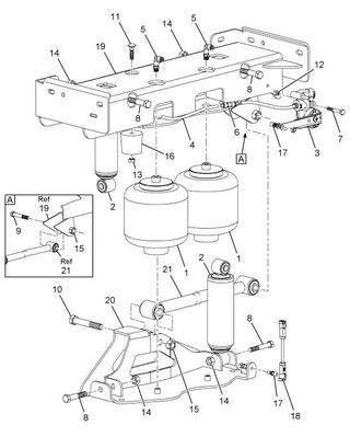 3507630C97 Navistar International | Rear Cab Support Crossmember ...