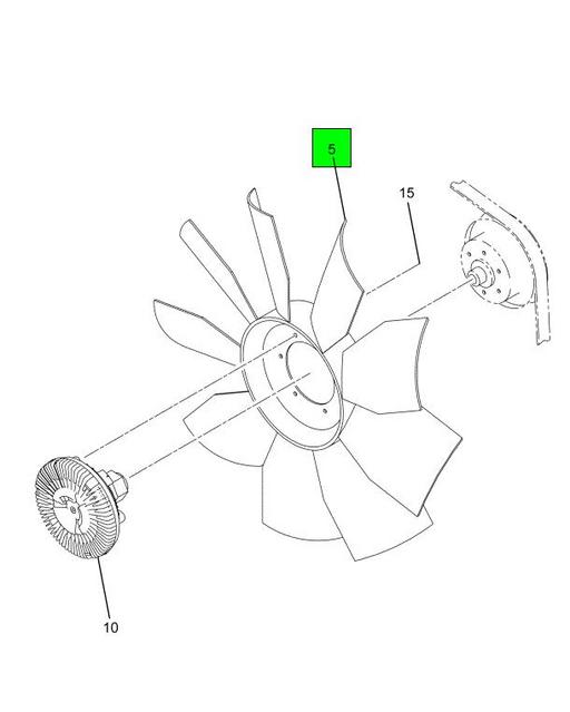 2517027C1 Navistar International | FAN ENGINE COOLING 28IN DIAMETER ...