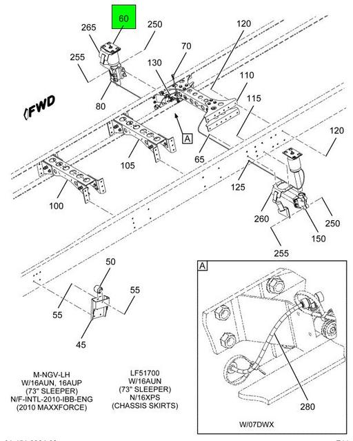 4186282C1 Navistar International | Cab Strut Standard Duty Support ...