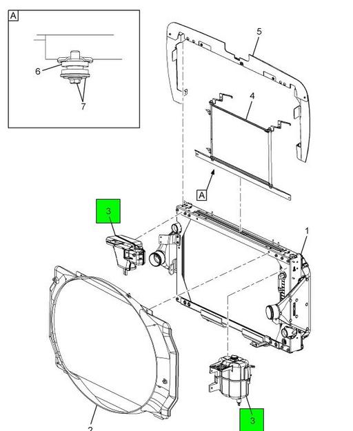 3589278C3 Navistar International | CAP SURGE TANK RADIATOR | Source One ...