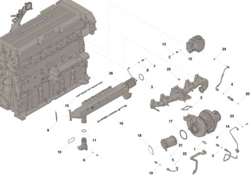 4309398RX Genuine Cummins® Exhaust Recirculation Cooler Kit | Source ...